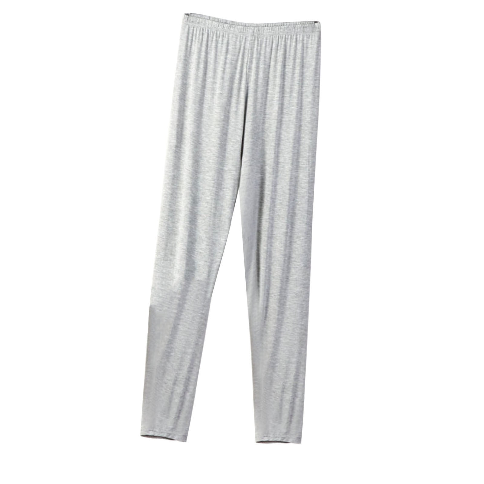 Admvng Sweatpants Women Baggy Solid Color Thin Plus High Waist Elastic ...