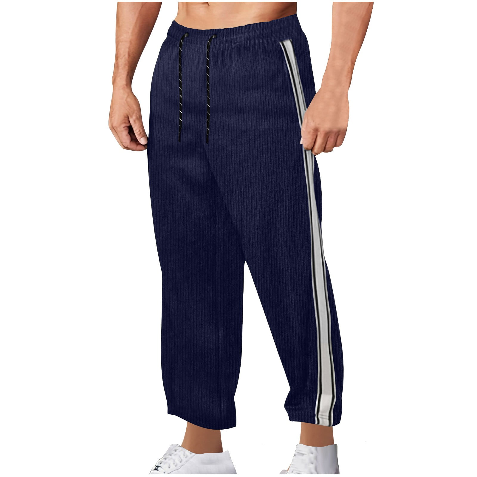 Admvng Sweatpants for Men Spring and Winter Casual Sports Lace-ups ...