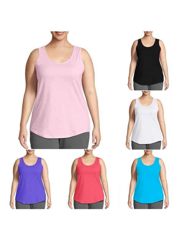 Plus Size Tank Tops in Plus Size Tops - Walmart.com