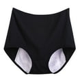 Admvng Womens Plus Size High Waisted Soft Breathable Panties Stretch ...