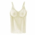 Admvng Womens Ribbed Nursing Cami Built-In Bra Adjustable Strap ...