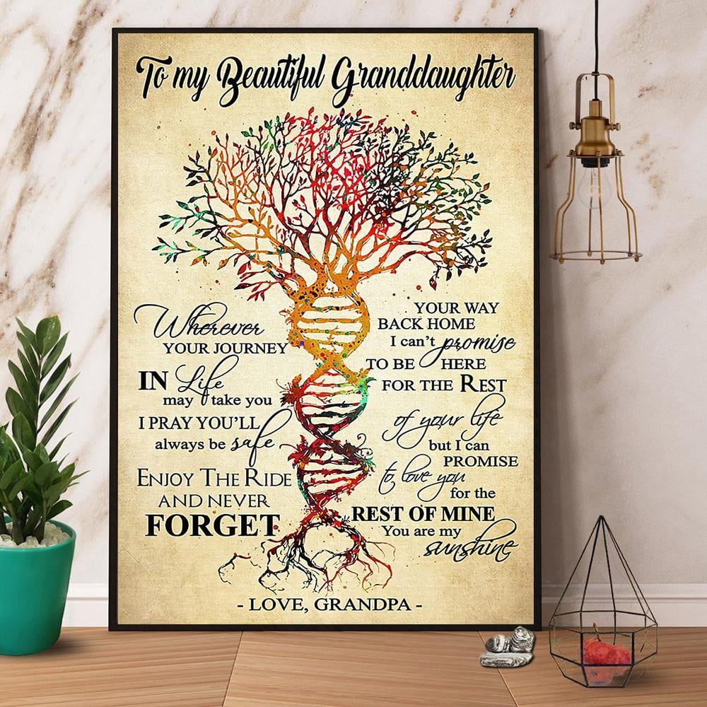 Adn Tree Grandpa To My Beautiful Granddaughter You Are My Sunshine ...