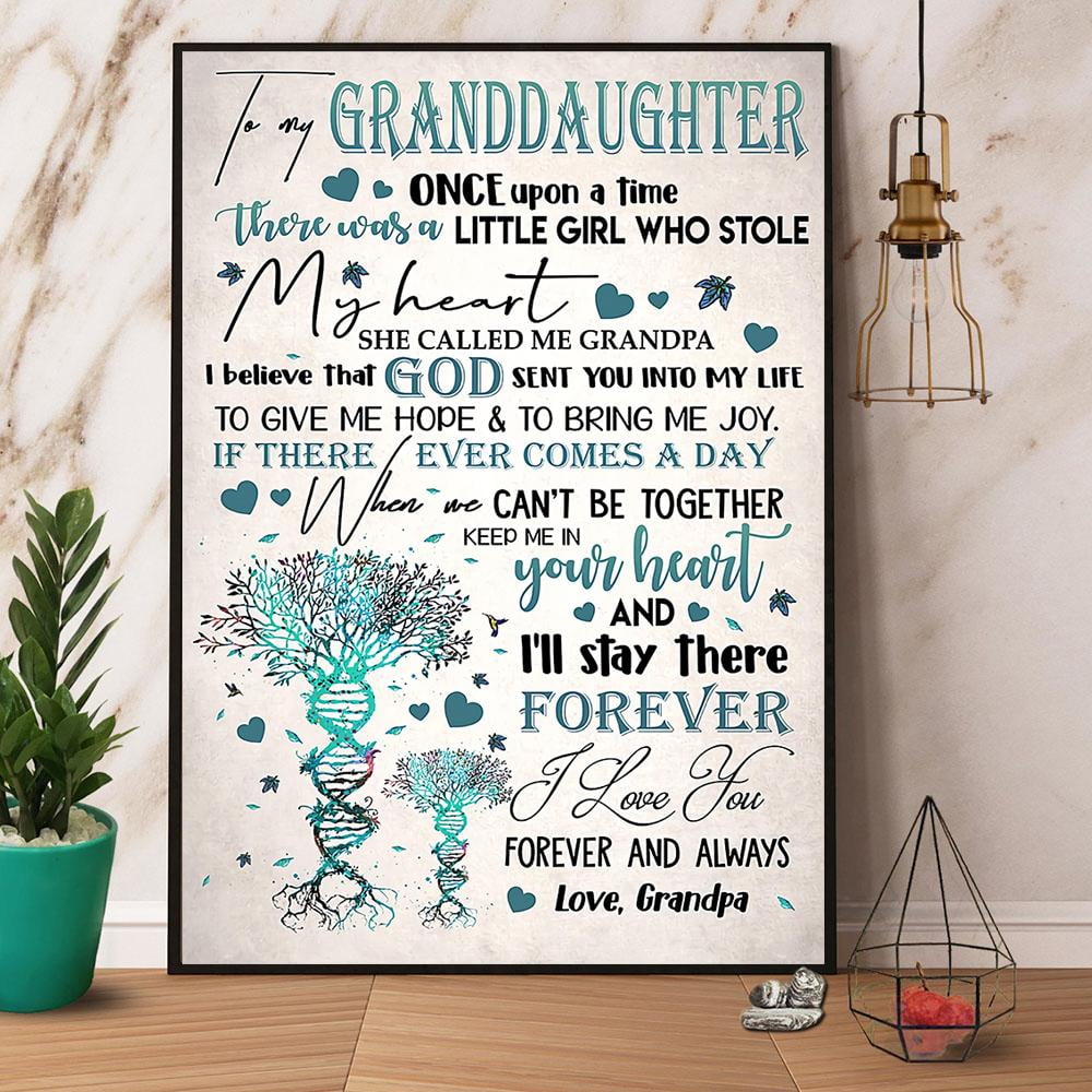 Adn Tree Grandpa To My Granddaughter I Love You Forever And Always ...