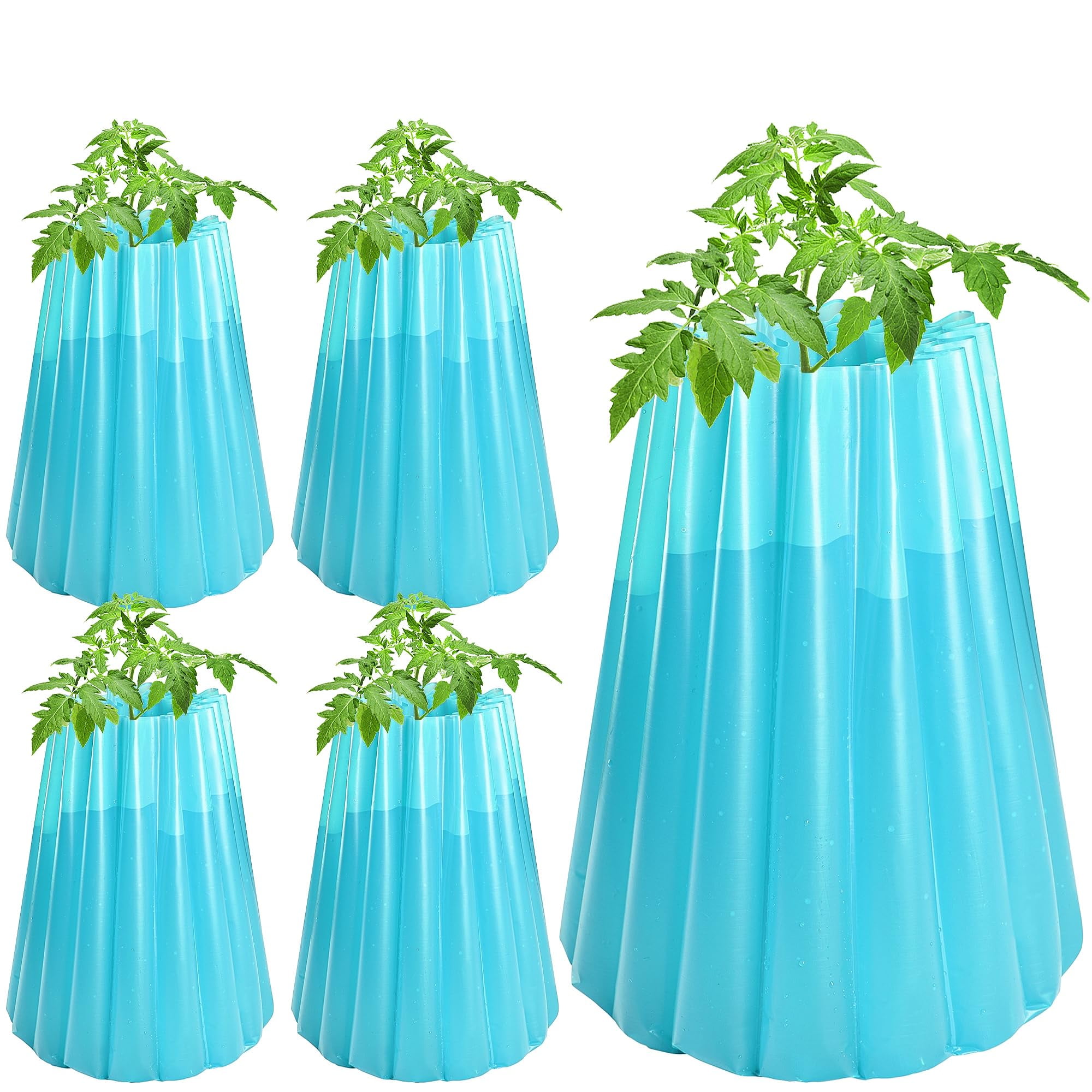 Adnee 10 Pack Water Filled Plant Protectors-19 x 17 Inch Reusable Wall ...