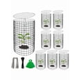 Adnee 8 Pack Wire Plant Protector With Cover20 X 11 Detachable Metal ...