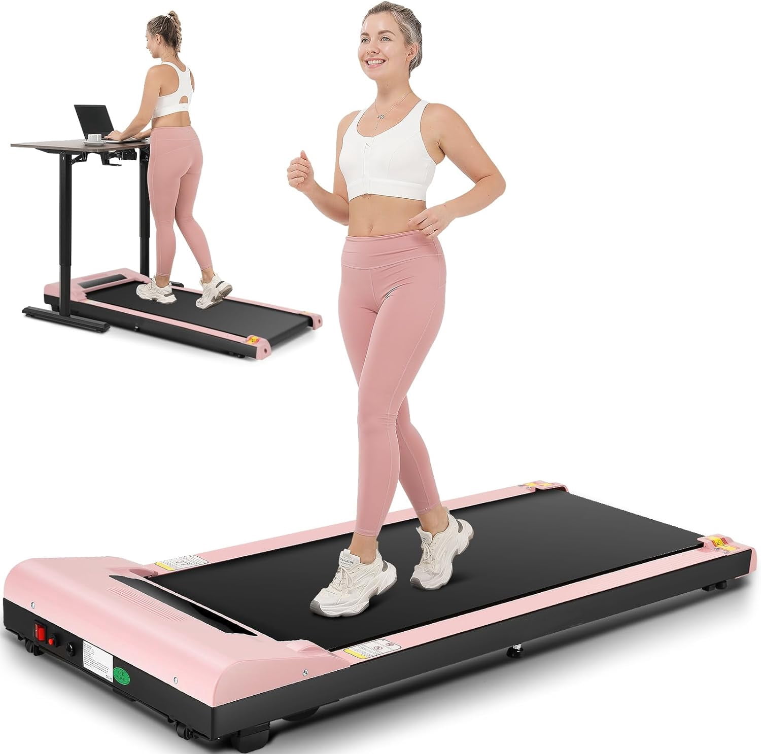 Foldable Treadmill with Desk, Bluetooth Speaker, and Nepal | Ubuy
