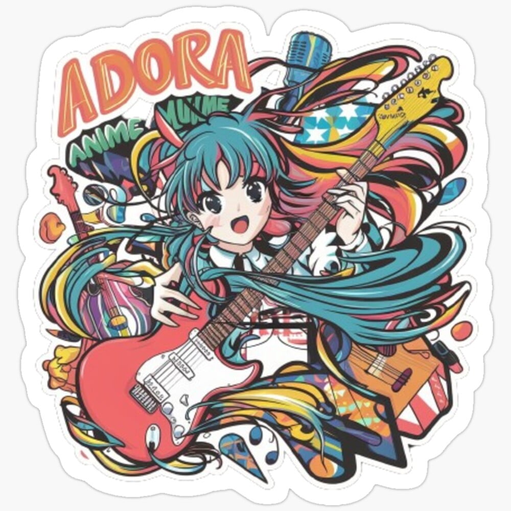 Ado Album Sticker Phone Decal Water Bottle Stickers Car Decals, Laptop ...