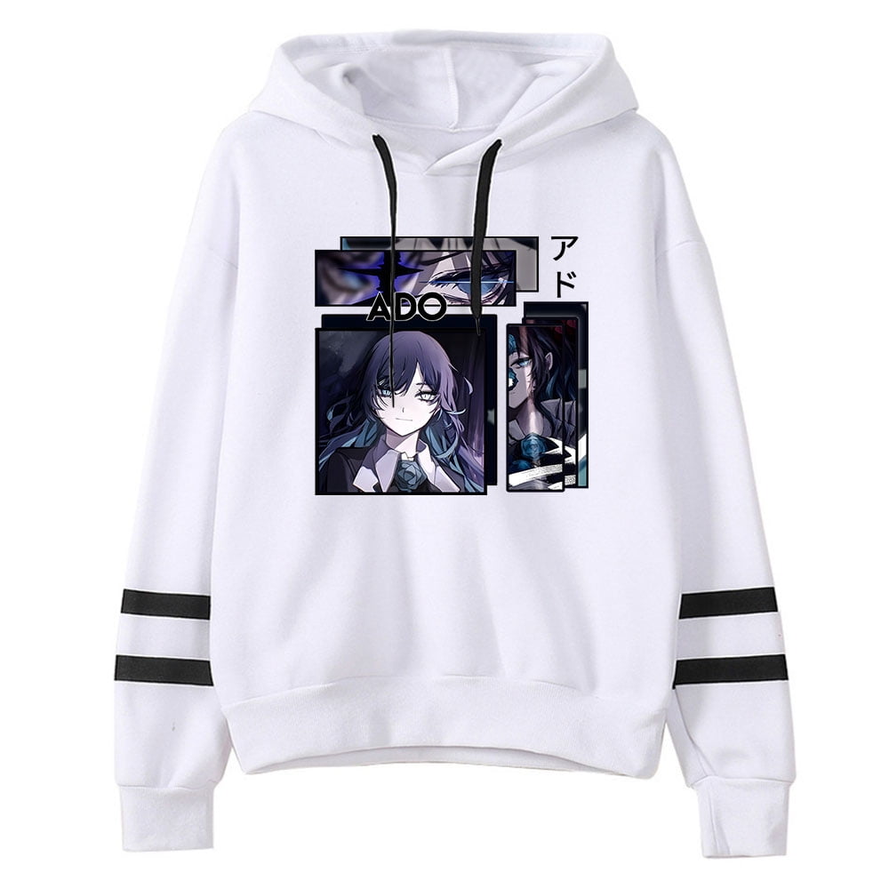 Ado Hibana Hoodie Dominate World Tour 2024 Long Sleeve Streetwear Women Men Hooded Sweatshirt ...