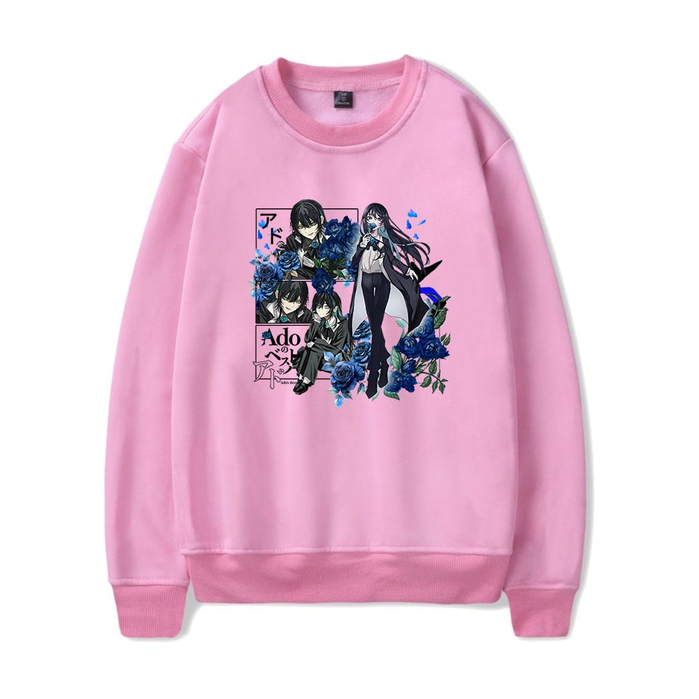 Ado Hibana Merch New Logo Long Sleeve Sweatshirts Cosplay Women Men ...