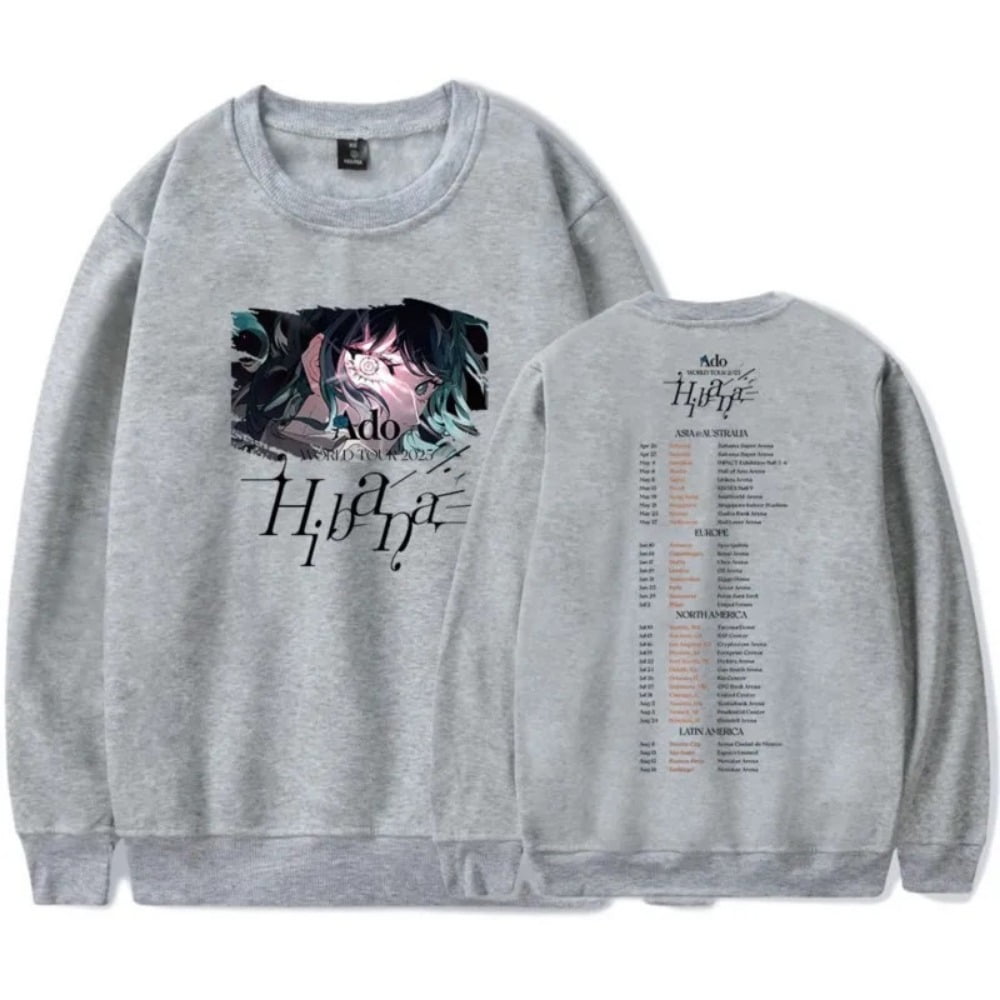 Ado Hibana Tour 2025 Merch Sweatshirt Women Men Casual Crewneck Long ...