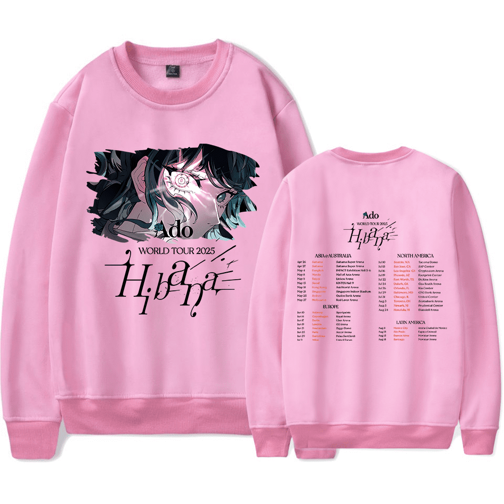 Ado Hibana World Tour 2025 Merch Sweatshirt Women Men Casual Crewneck ...