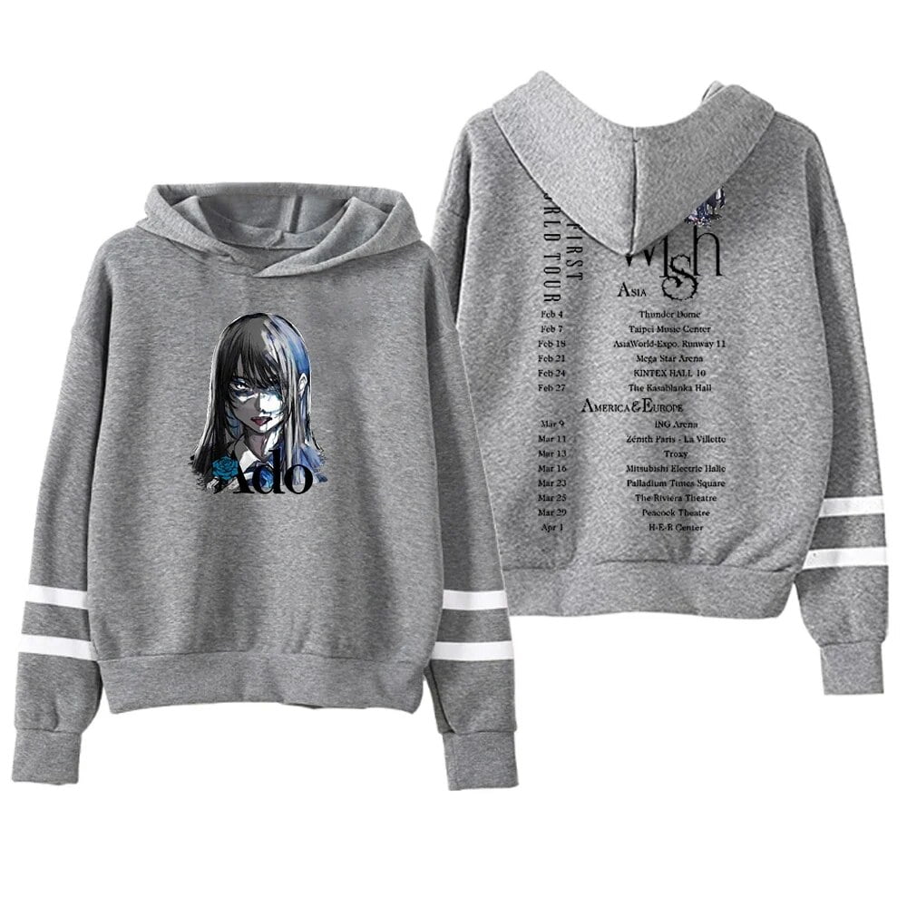 Ado Merch Wish Tour 2024 Hoodie Unisex Hooded Sweatshirt Long Sleeve ...