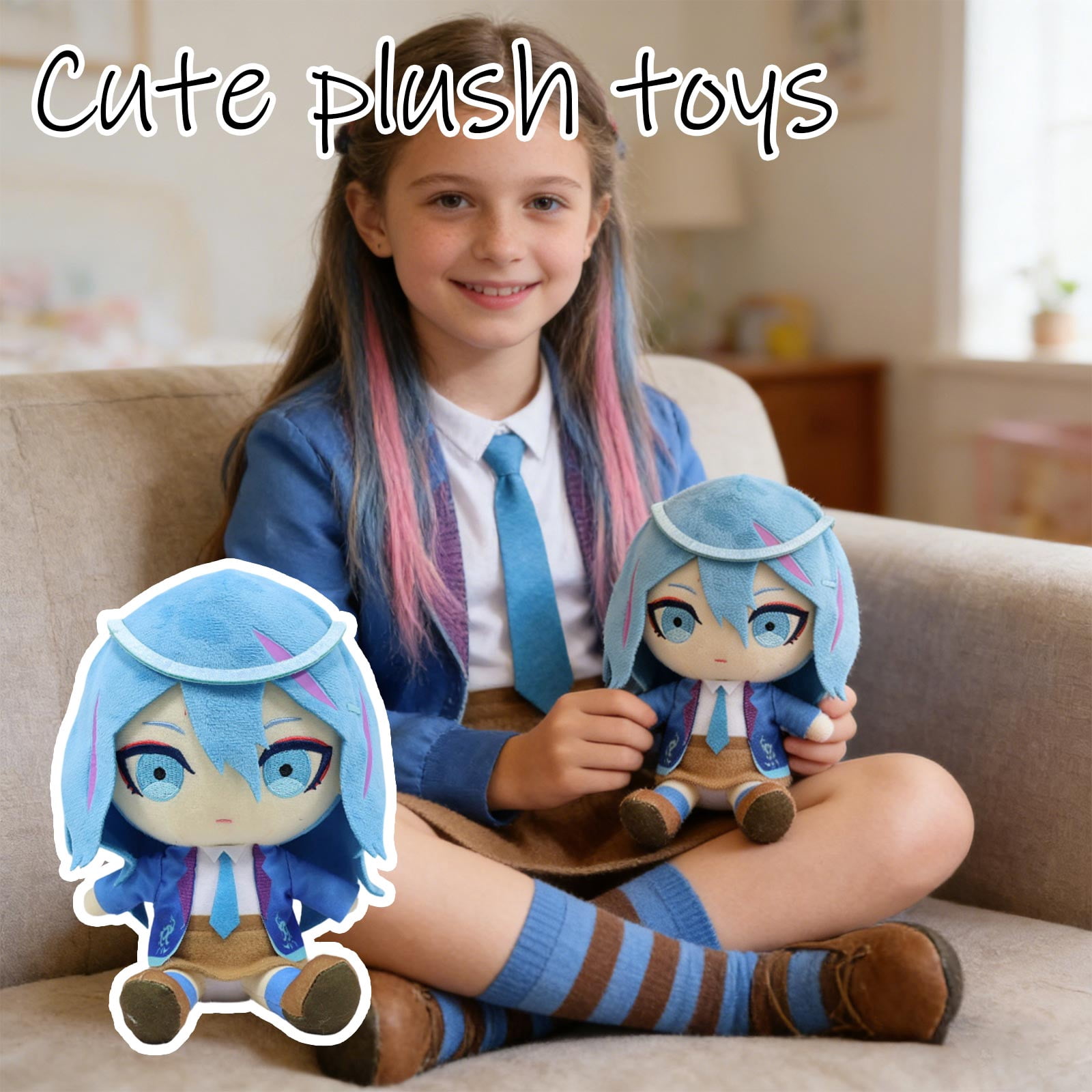 Ado Plush Toys Japanese Popular Female Singer Luxury Plush 6.2" Super ...