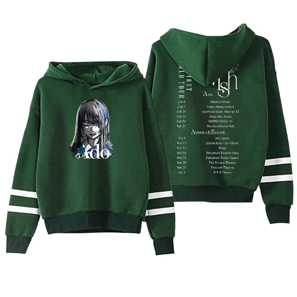 Ado Singer Hoodie 2024 Wish Tour Pocketless Parallel Bars Sleeve ...