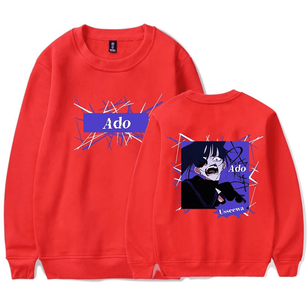 Ado Usseewa Kyogen Album Crewncek Sweatshirt Merch Casual Sweatshirt ...
