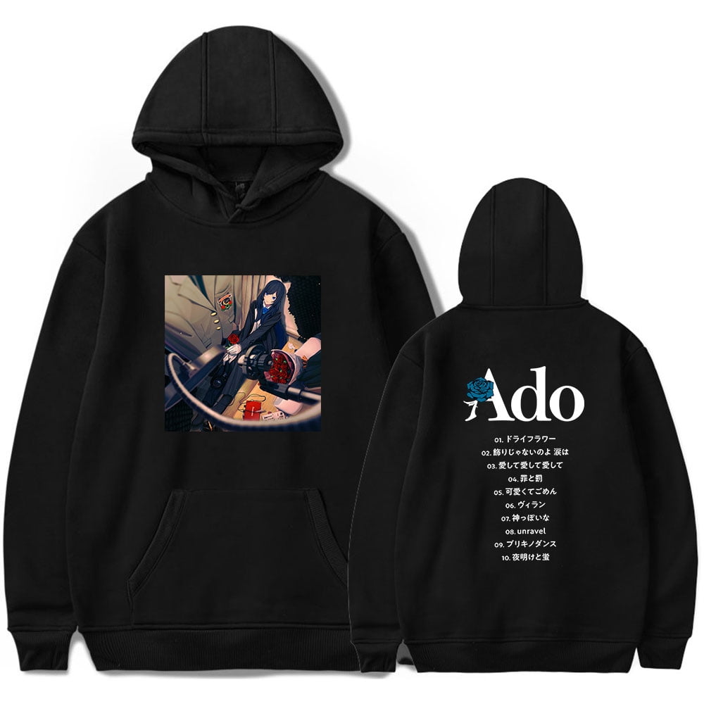 Ado Utattemita Album Hoodie Unisex Hooded Sweatshirt Long Sleeve ...