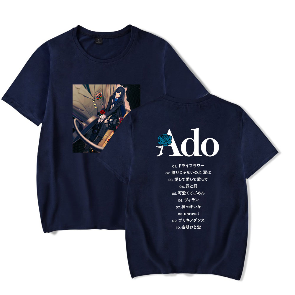Ado Utattemita Album T-Shirt Men/Women Streetwear Tshirt Shirt Short ...