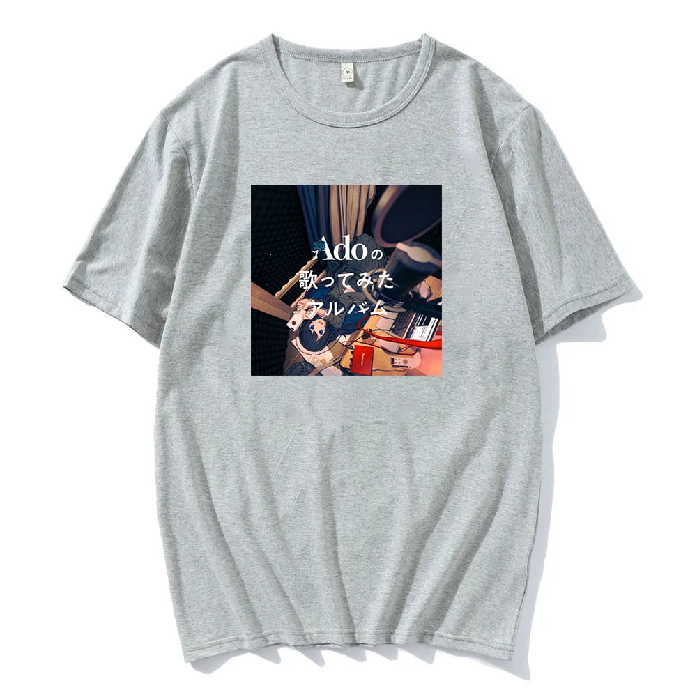 Ado Utattemita Album T-shirt Crewneck Short Sleeve Tee Harajuku ...