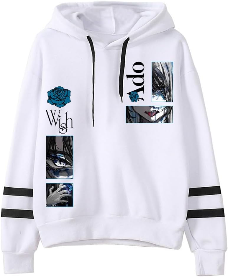 Ado Wish Tour Merch Hoodie Sweatshirt Fashion Casual Streetwear Unisex ...