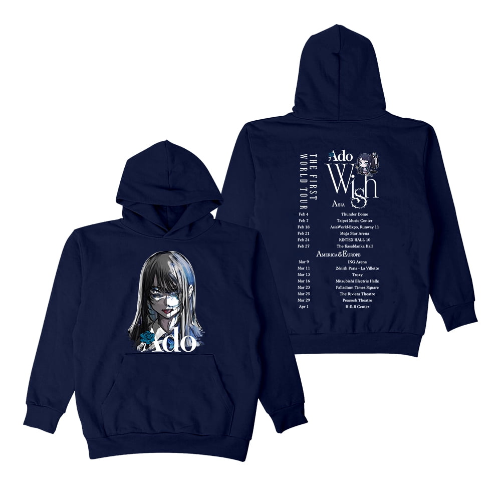 Ado Wish Tour Merch Hoodies Singer New Logo Pullovers Women Men Fashion ...