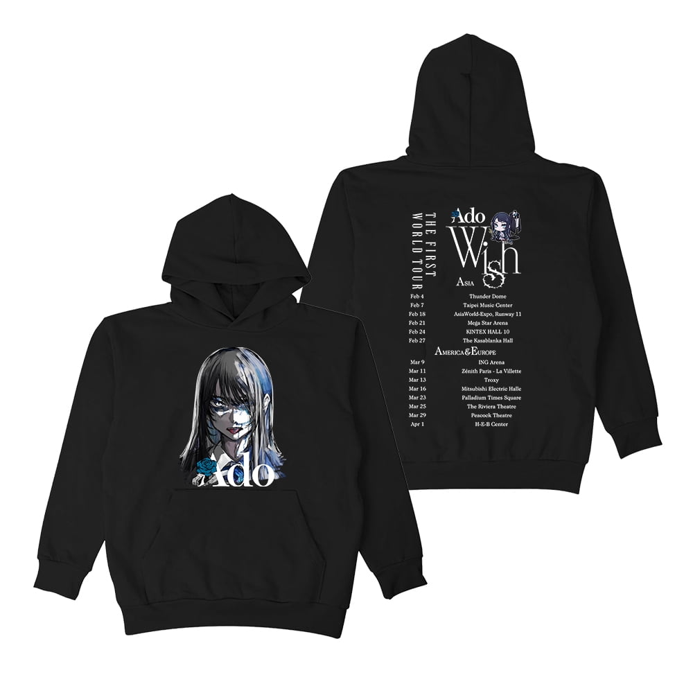 Ado Wish Tour Merch Hoodies Singer New Logo Pullovers Women Men Fashion ...
