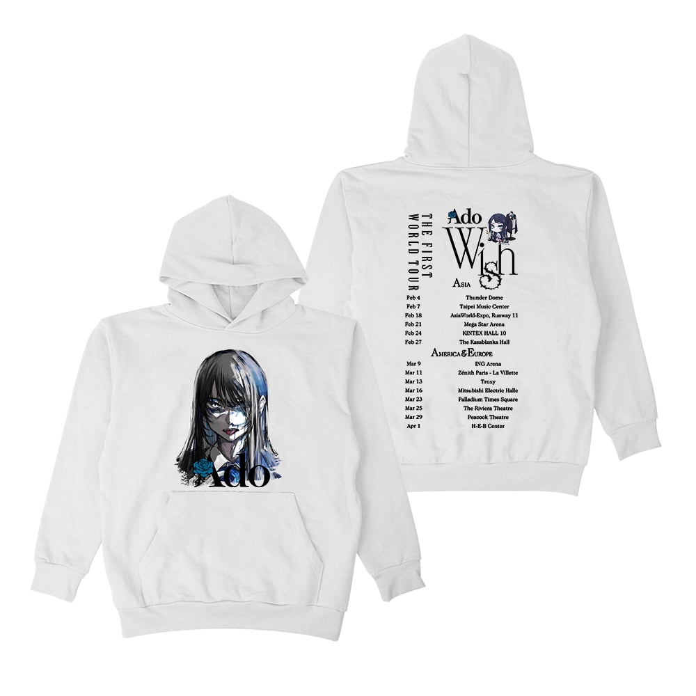 Ado Wish Tour Merch Hoodies Singer New Logo Pullovers Women Men Fashion ...