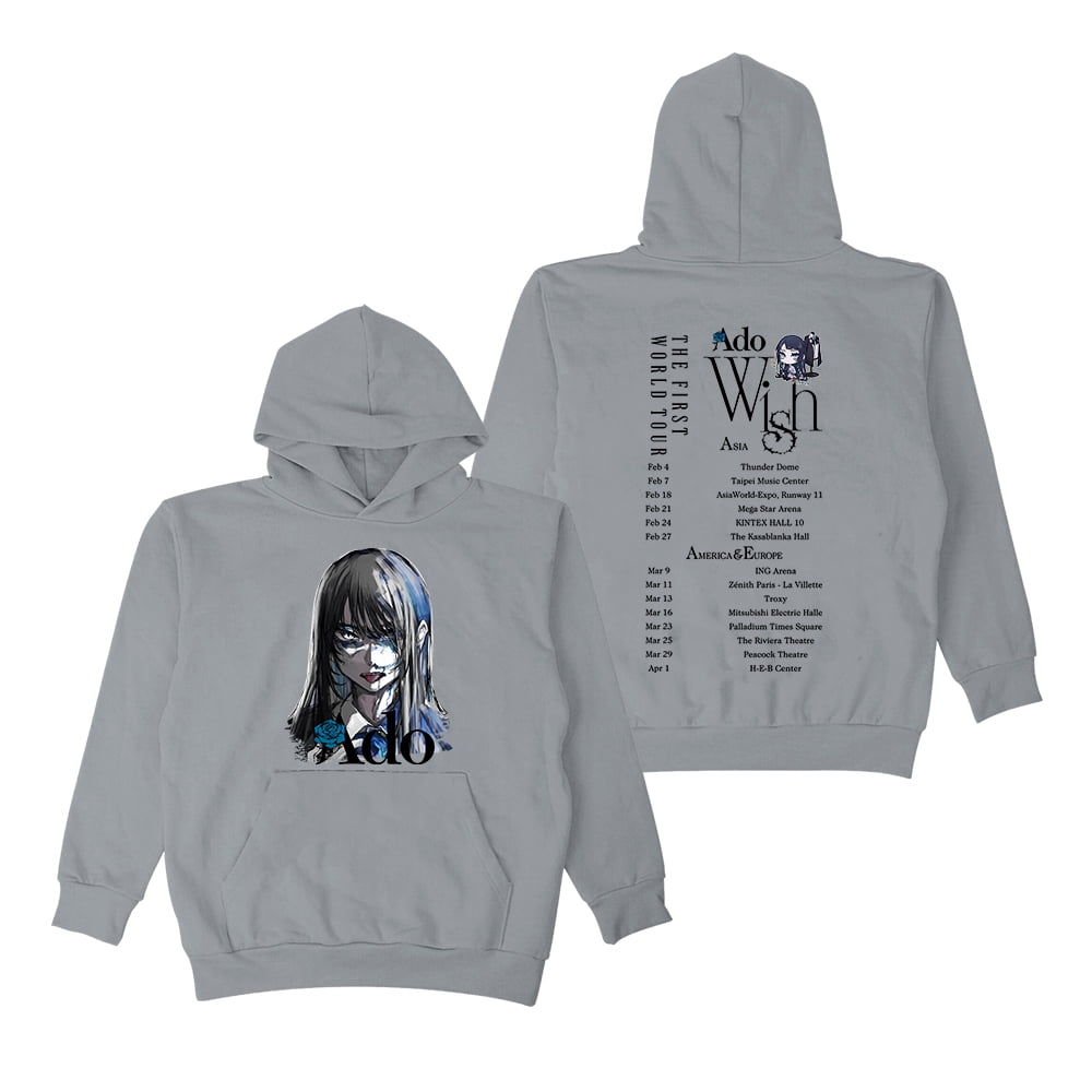Ado Wish Tour Merch Hoodies Singer New Logo Pullovers Women Men Fashion ...