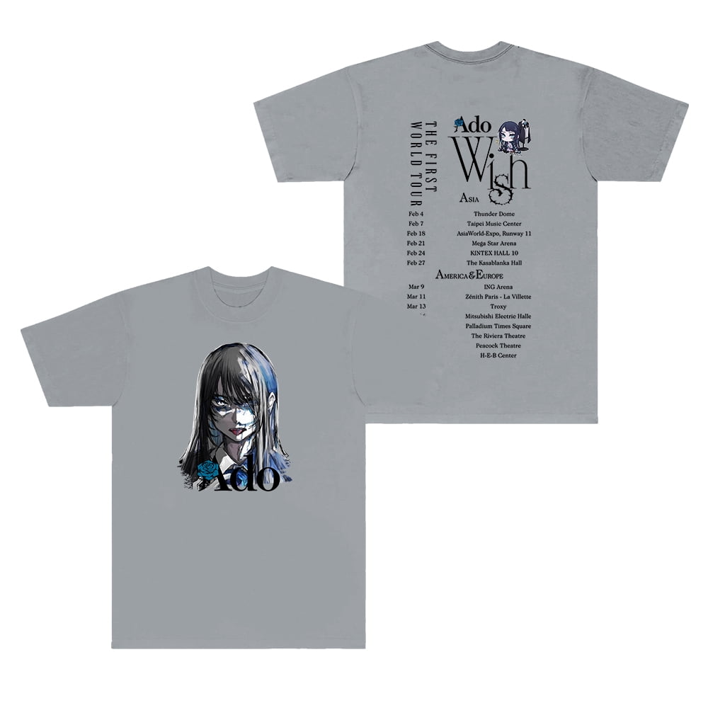 Ado Wish Tour Merch T-shirts Singer New Logo Tee Summer Women Men ...