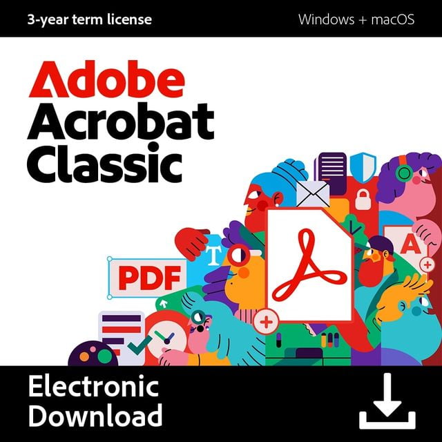 Adobe Acrobat Classic | PC/Mac | 3-year license [Digital Download] - Walmart.com