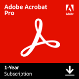 Adobe Acrobat Pro DC for 1 User, Windows/macOS, 1-year subscription ...