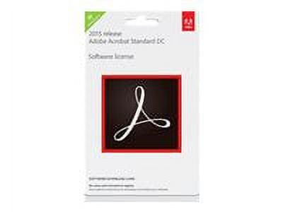 Adobe Acrobat Standard DC 2015 - License - 1 user - ESD - Win - Walmart.com