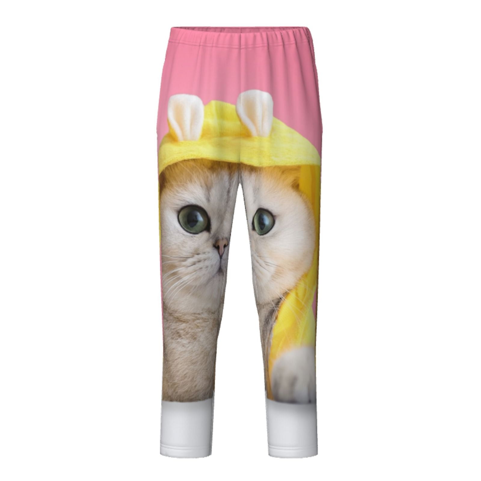 Adobk A Funny Cat Print Teenagers' Pajama Pants Pajama Pants Long Sleep ...