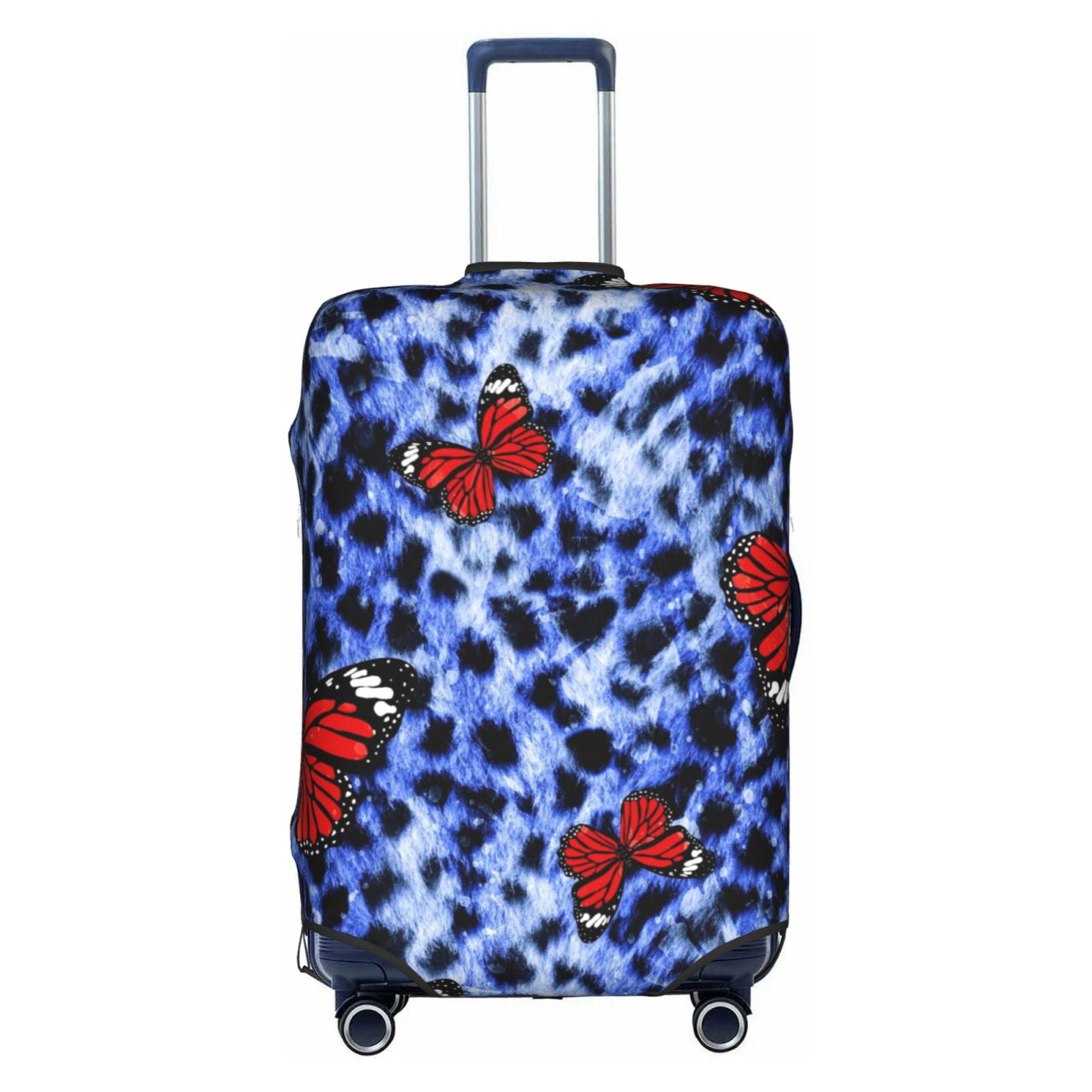 Adobk Abstract Colorful Butterflies Luggage Protector Suitcase Cover ...