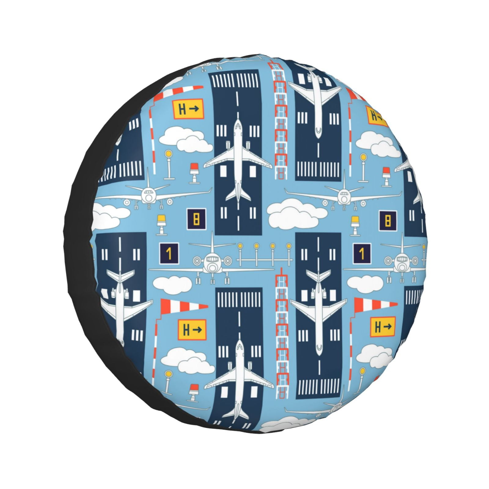 Adobk Airplanes And Aviation Signs Spare Tire Wheel Cover For Car Truck ...
