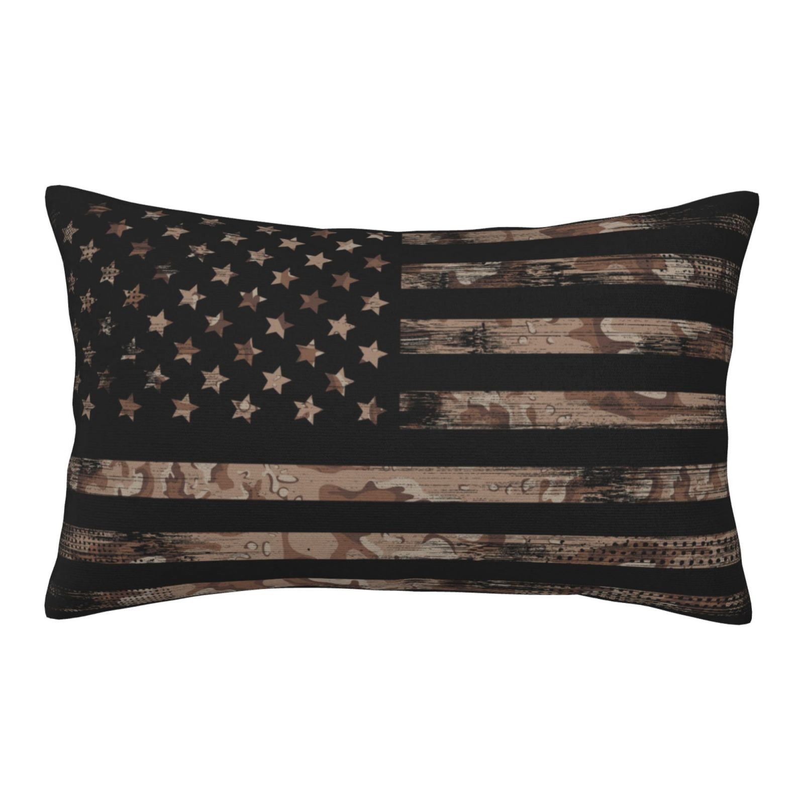 Adobk American Flag with Desert Camouflage Print Pillowcases Cotton ...