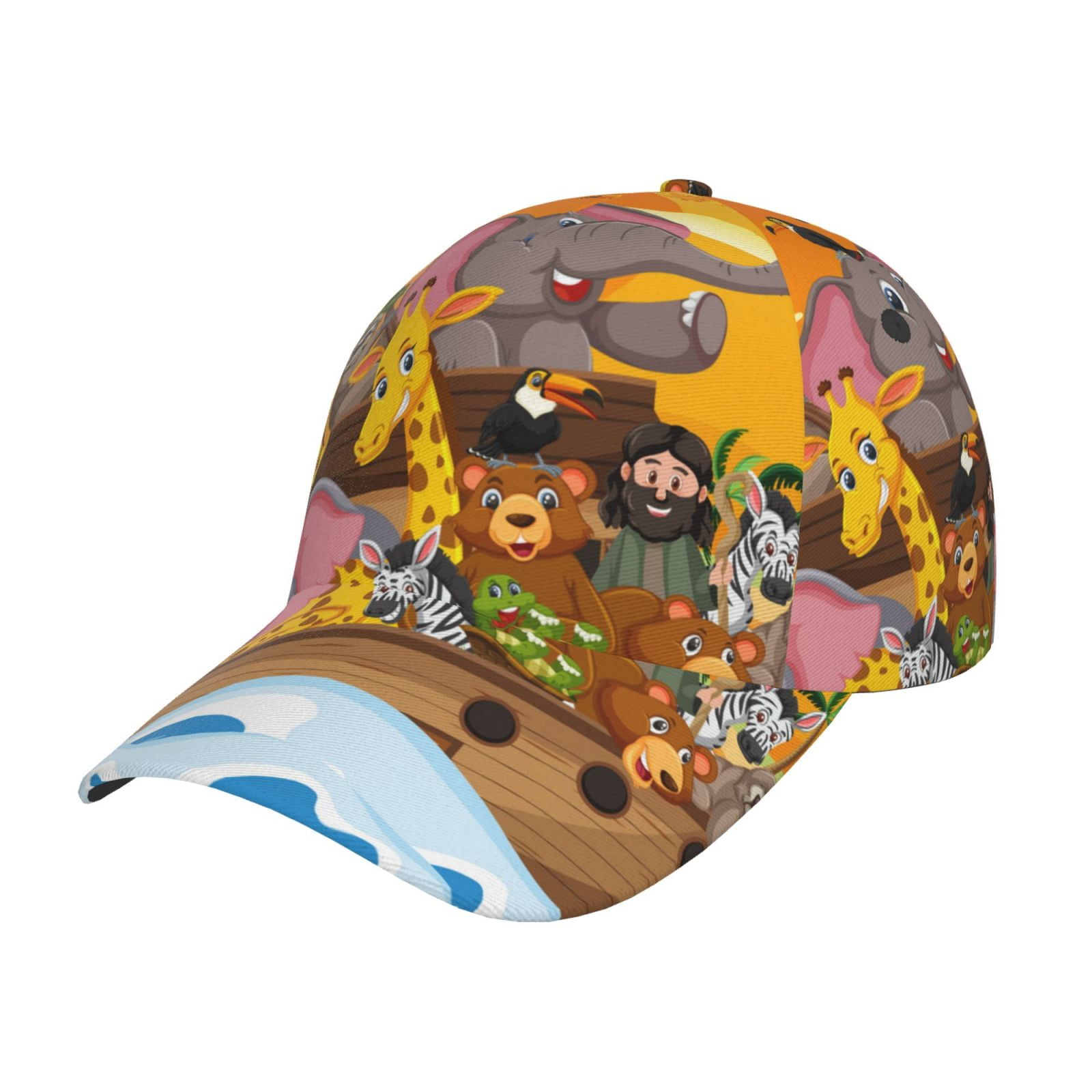 Adobk Animals On Noah'S Ark1 Baseball Cap Golf Dad Hat Adjustable ...