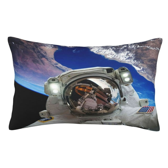 Adobk Astronaut In Outer Space Print Pillow Cases Standard Size ...