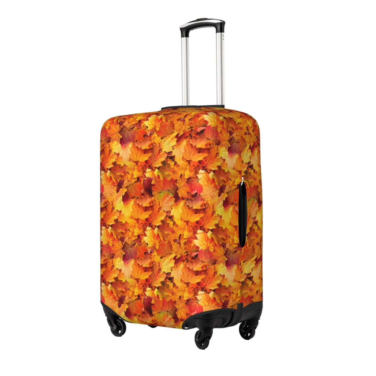 Adobk Autumn Maple Leaf Pile Luggage Protector Suitcase Cover, Washable ...