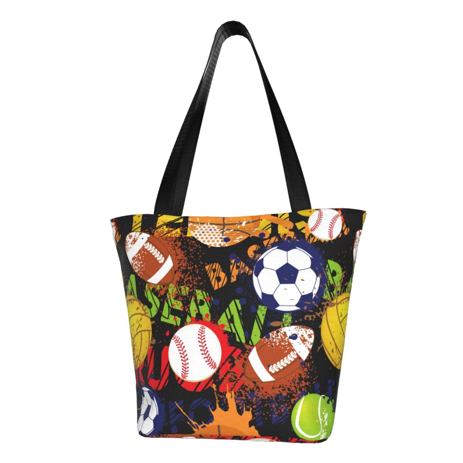 Adobk Balls Canvas Tote Bag Vintage Tote Bag Shopping Bags Beach Bag ...