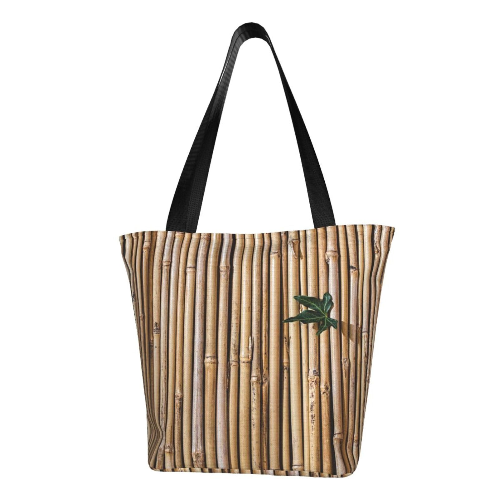 Adobk Bamboo Raft Canvas Tote Bag Vintage Tote Bag Shopping Bags Beach ...