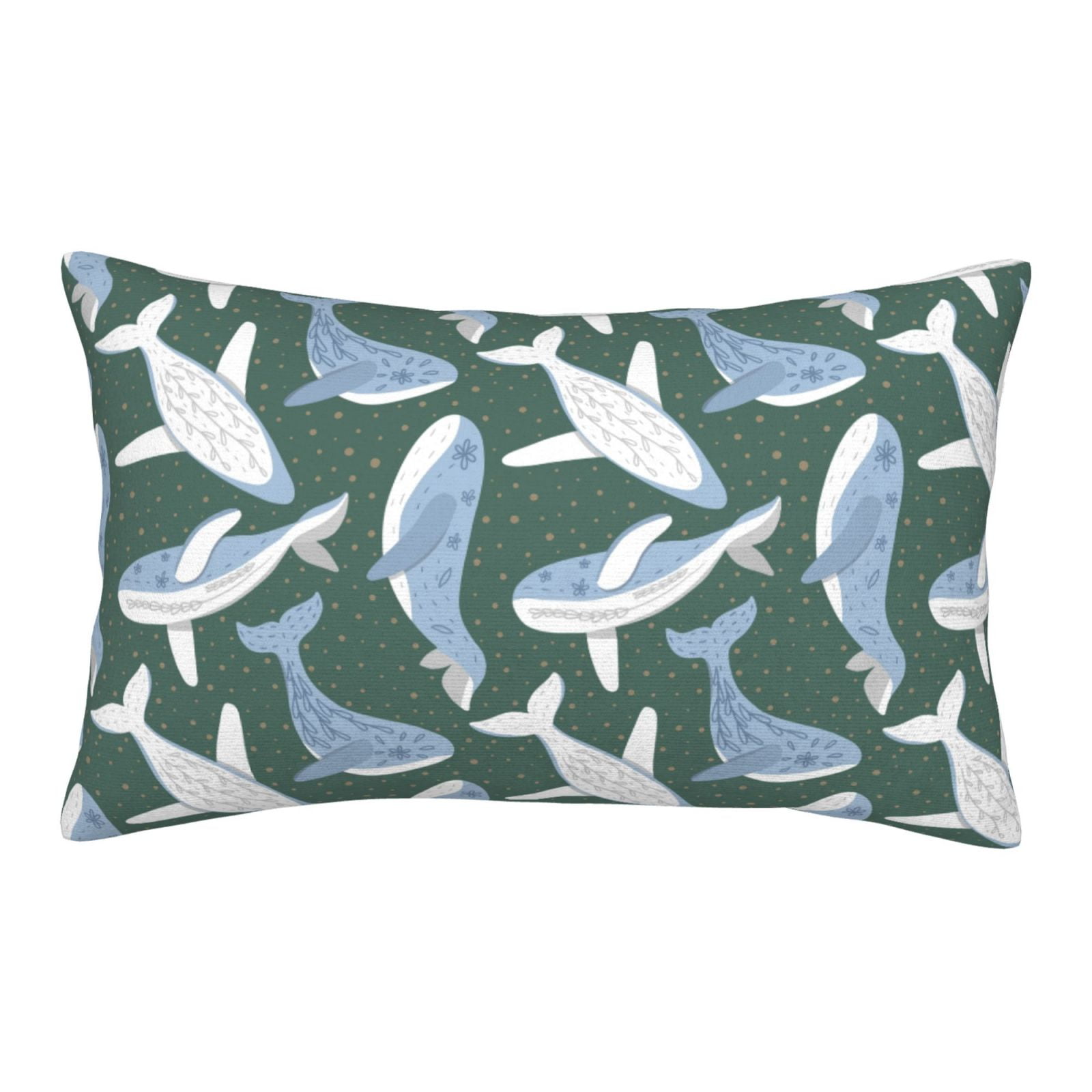 Adobk Beautiful Whales Print Pillowcases Cotton Queen Pillow Cases,16 ...