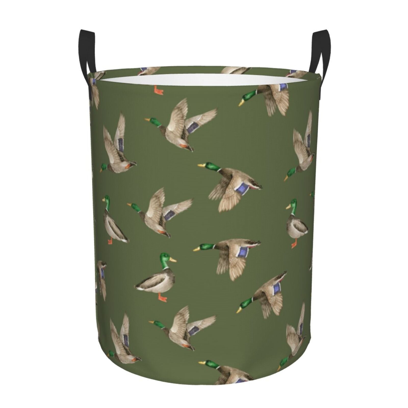 Adobk Birds Wild Ducks Print Laundry Basket,irty Clothes Hamper with ...