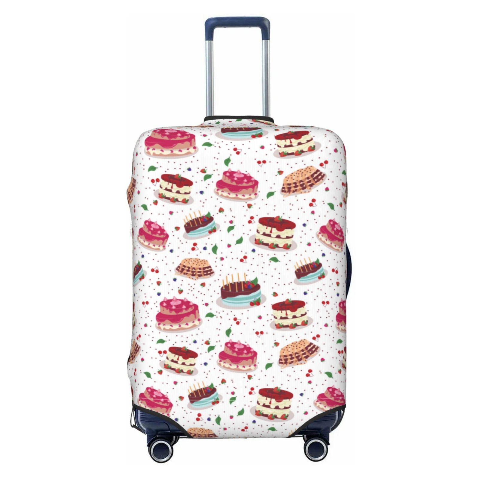 Adobk Birthday Cake Luggage Protector Suitcase Cover, Stretch Suitcase ...