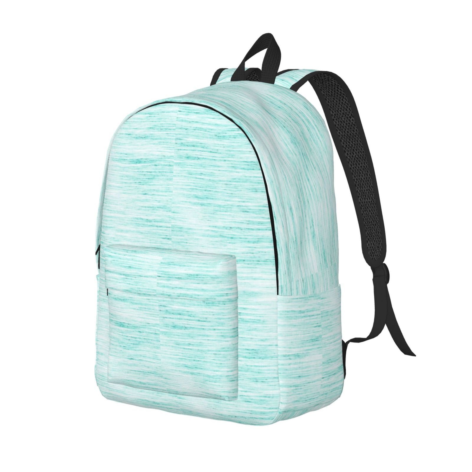 Adobk Blue Bright Print Canvas Backpack Lightweight Travel Daypack ...