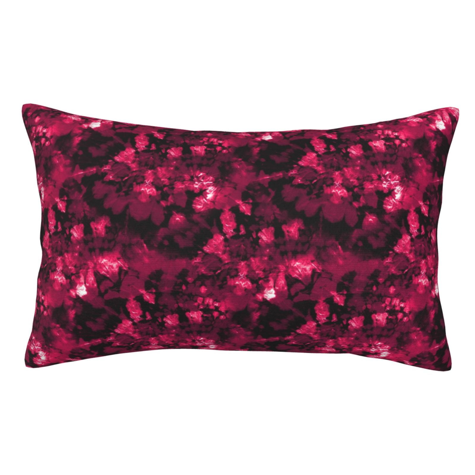 Adobk Burgundy Tie Dye Print Pillow Cases Standard Size,Pillowcases ...