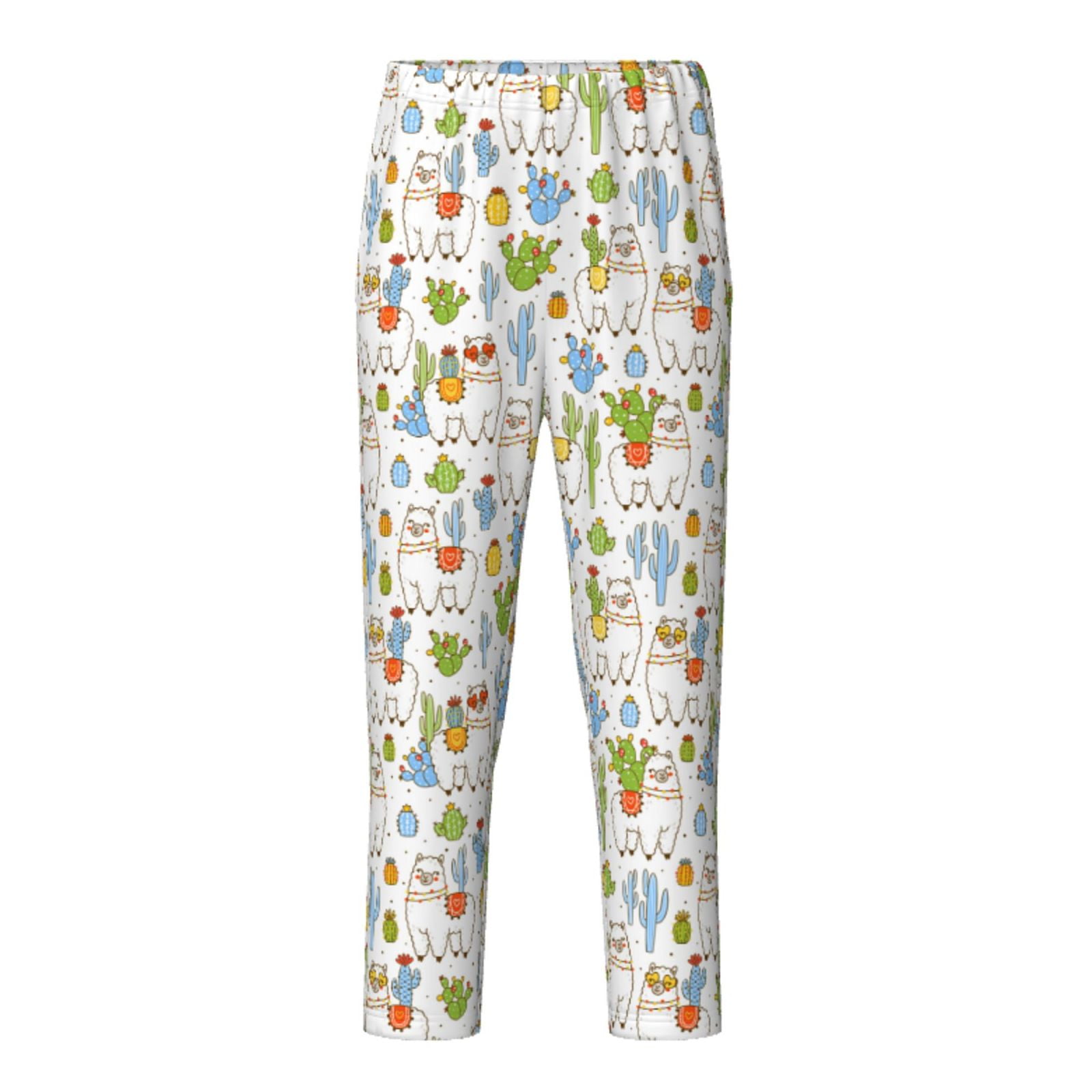 Adobk Cactus Plants Print Teenagers' Pajama Pants Pajama Pants Long ...