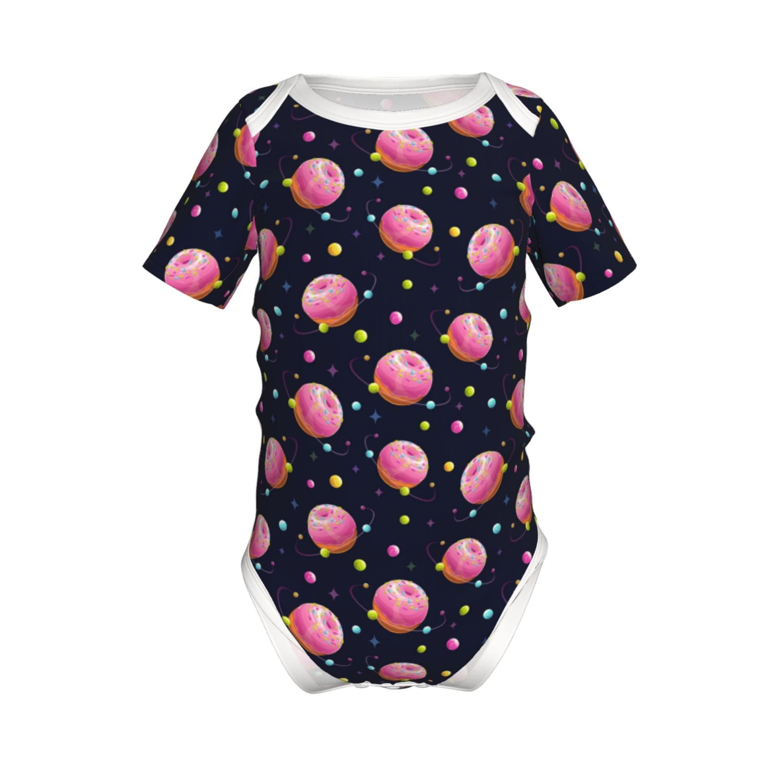 Adobk Cartoon Donut Planets Print Baby Climbing Clothes,Jumpsuit ...