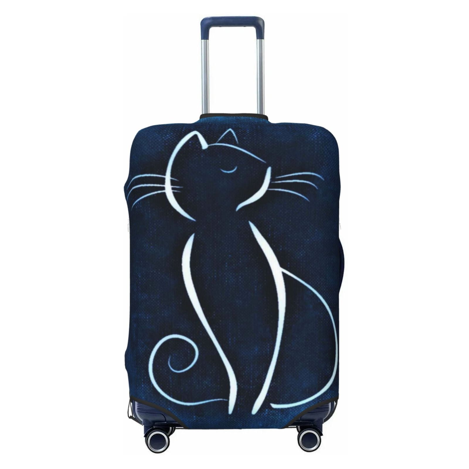 Adobk Cat Sketch Luggage Protector Suitcase Cover, Stretch Suitcase ...