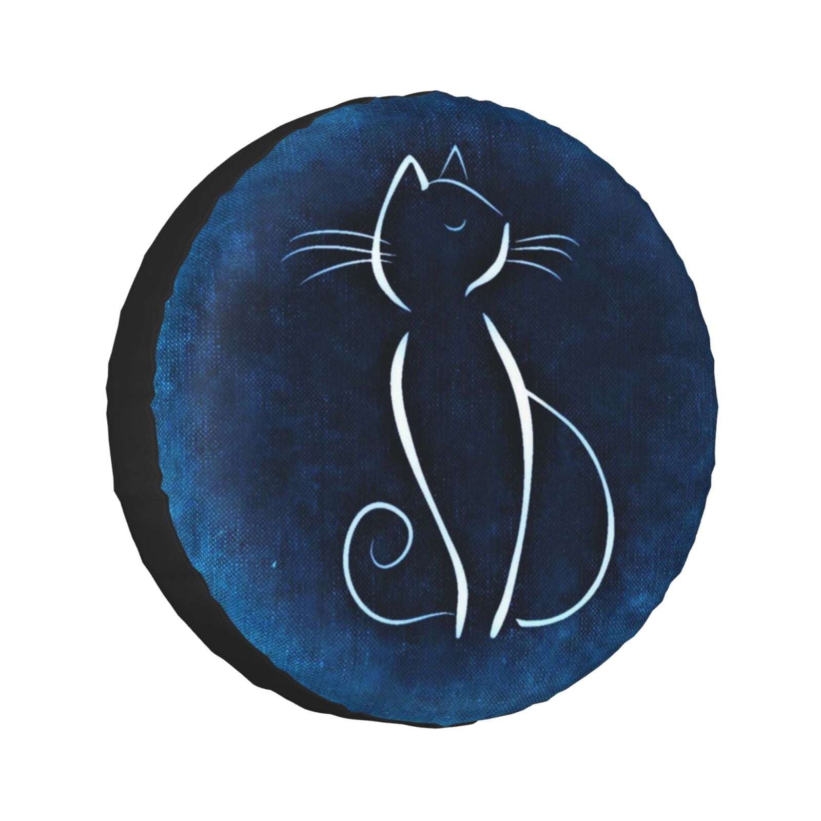 Adobk Cat Sketch Spare Tire Wheel Cover For Car Truck Suv Camper ...