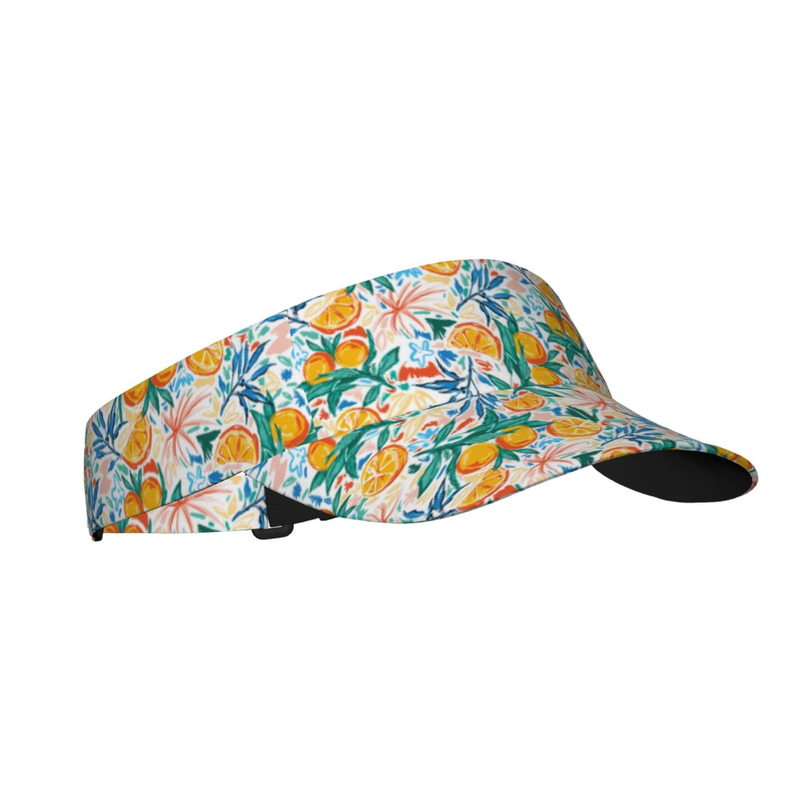 Adobk Colorful Fruits Print Sunscreen Visor Hats for Women & Men, Sport Empty Top Baseball Sun ...